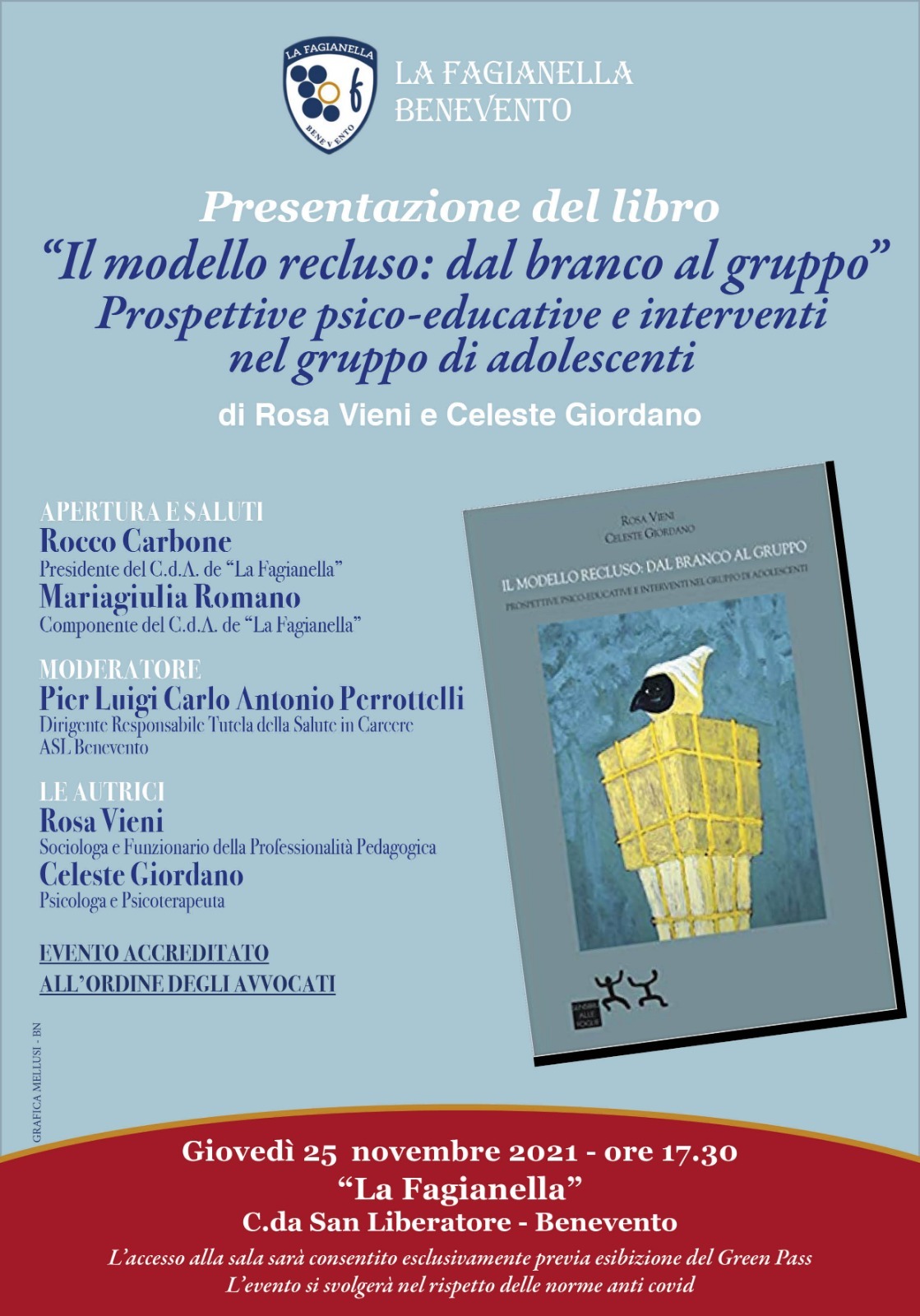 | Presentazione libro “Il modello recluso: dal branco al gruppo”UGSmedici